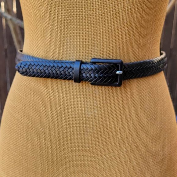 Talbots | Accessories | Vintage Braided Leather Belt | Poshmark